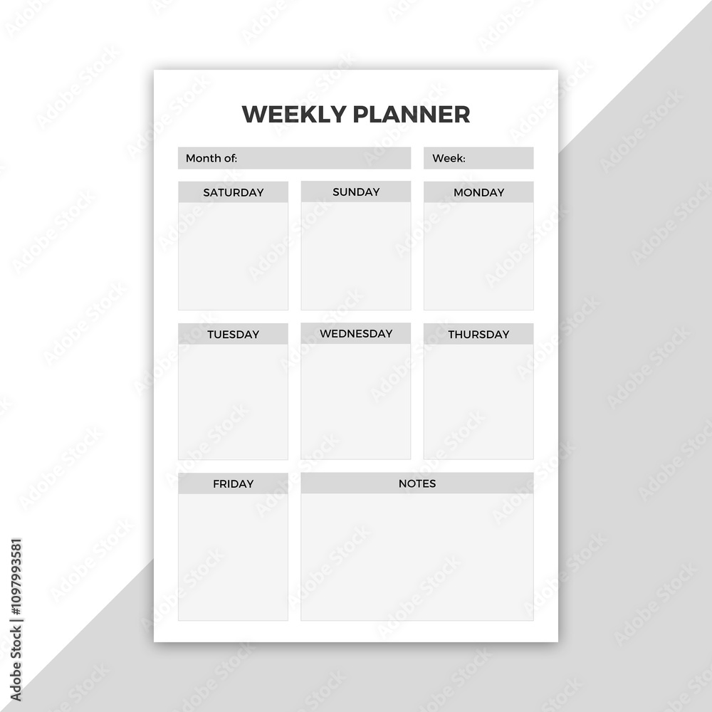 Planner schedule list with reminder, checklists, important date and ...