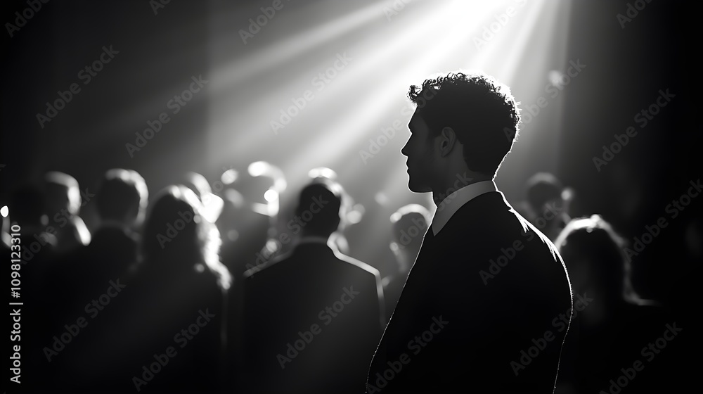 Neon-dressed guest radiating individuality at a formal gala in ...