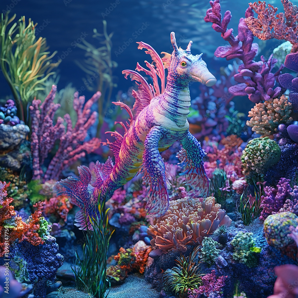 3d rendered photos of Colors of the ocean and The Best Sea Animals and ...