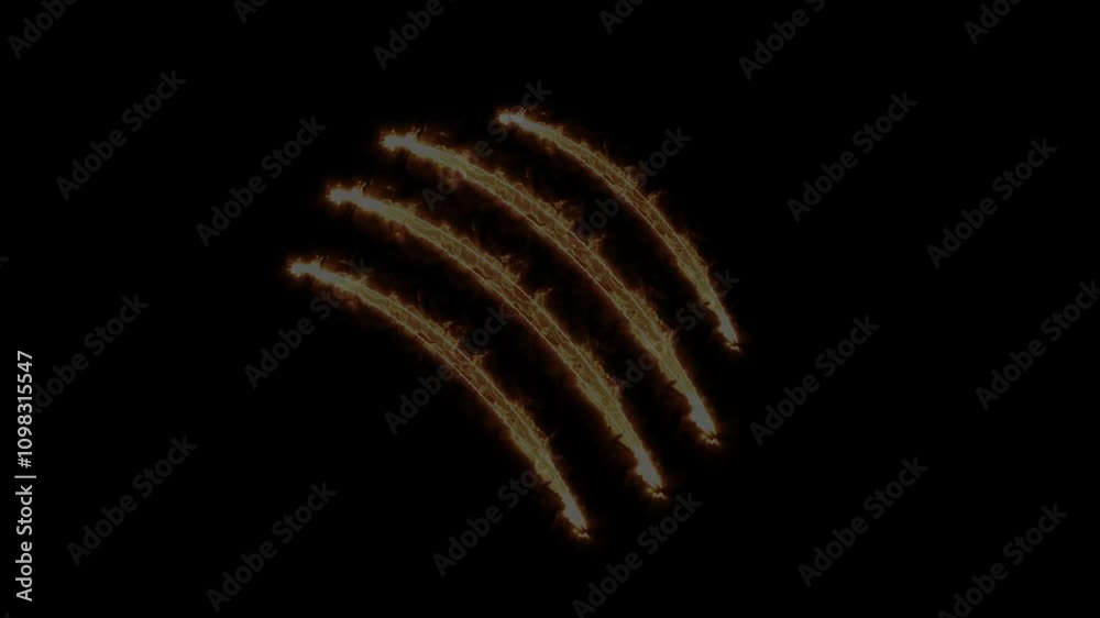 claw effect animated animal scratch effect flaming scratch light effect ...