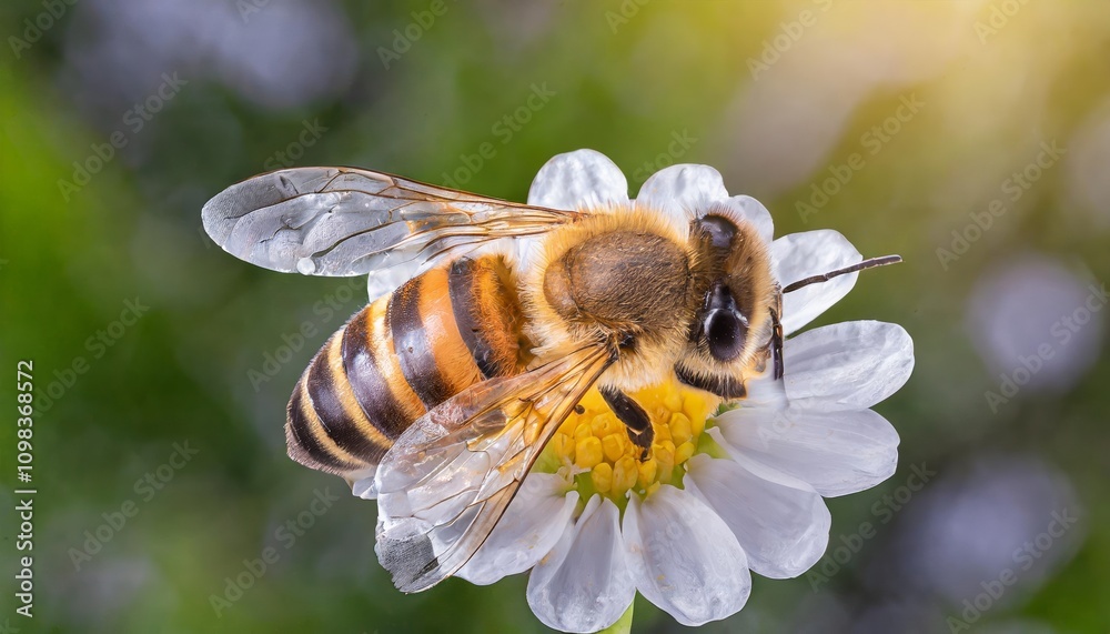High-Resolution Honey Bee Top View Cutout with Transparent Background â ...