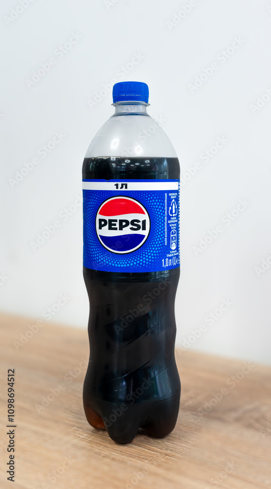 Kiev, Ukraine - November 23, 2024: Pet 1,0l soft drink Pepsi Original ...