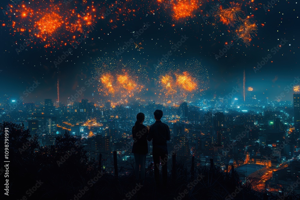 Stargazing in the midst of a vibrant, busy, and colorful city ...