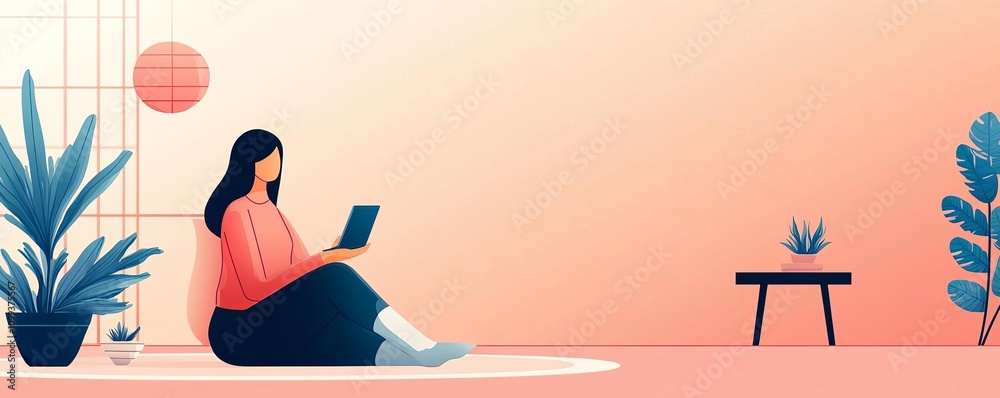 Mental health support platform website with live chat, calming visuals ...