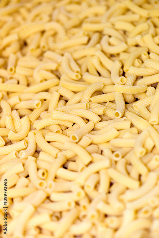 Italian Penne Rigate Macaroni Pasta background. Italian Penne Rigate ...