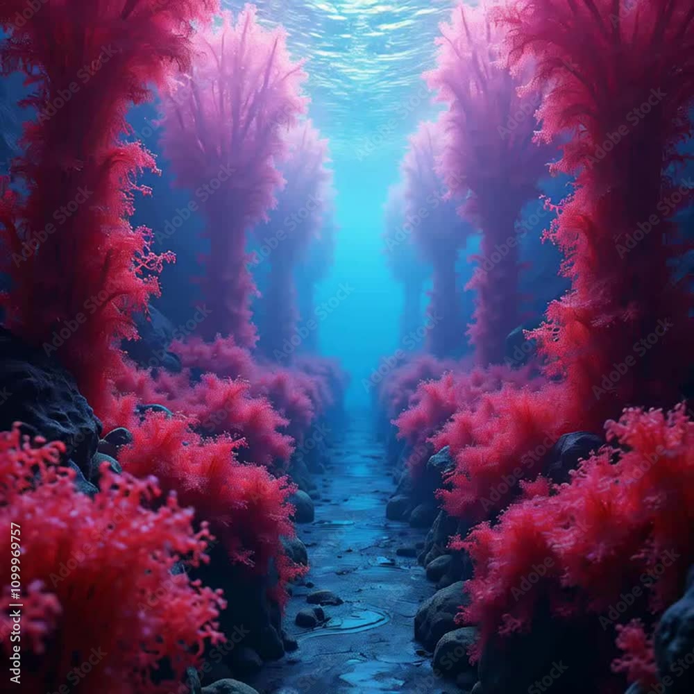 Dive into an alien ocean where every surface is covered in thick ...