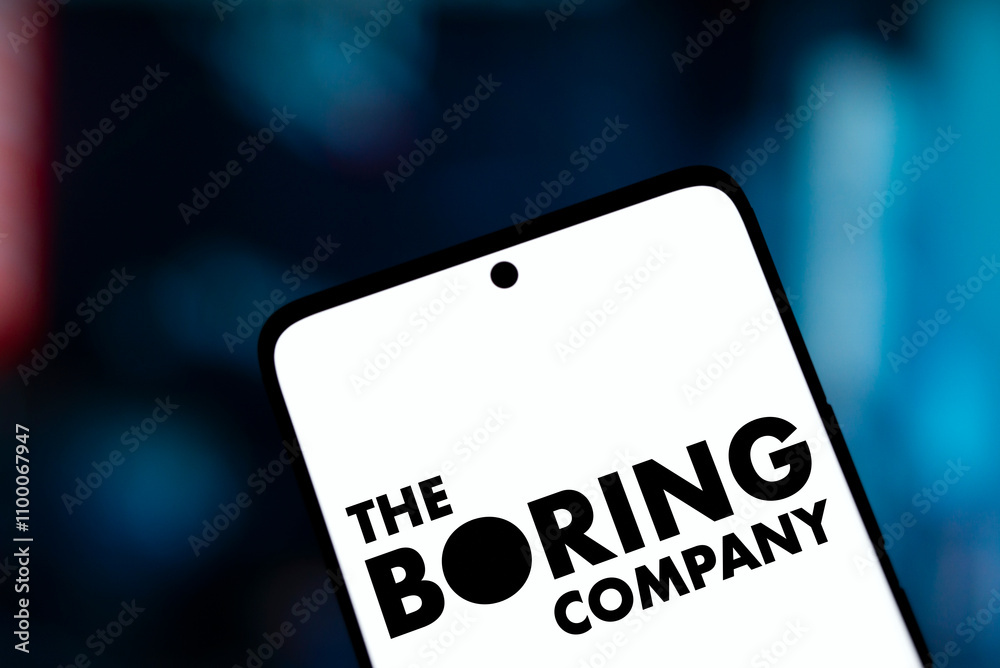 Dhaka, bangladesh- 24 Nov 2024: The boring company logo is displayed on ...