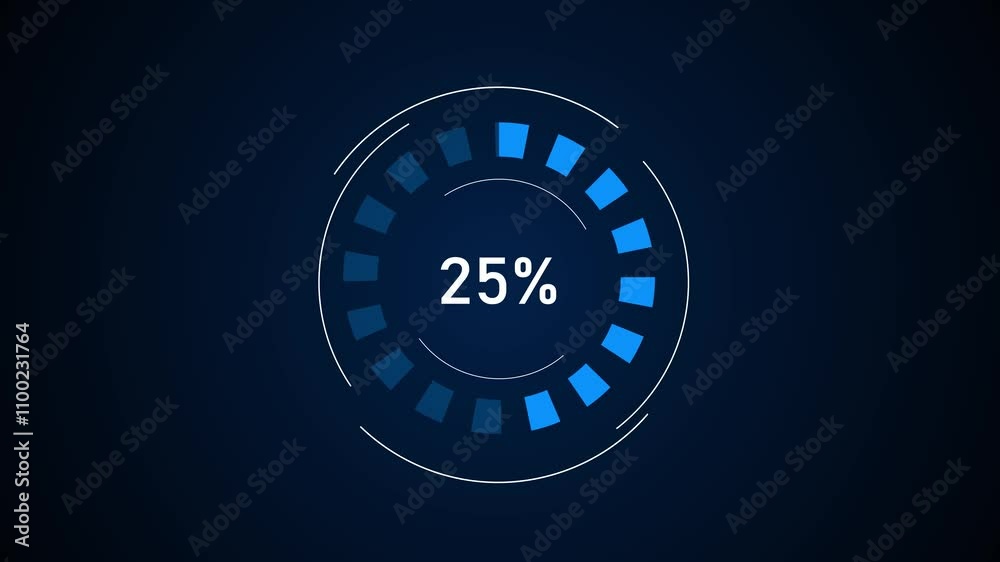 Hud circle percentage diagrams infographic Circle percentage diagrams ...