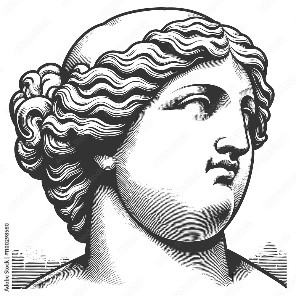fat body positive overweight female classic greek or roman statue ...