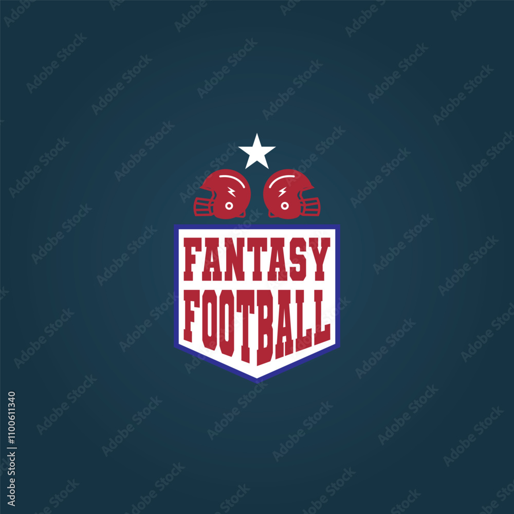 Fantasy Football Logo suitable for american football team logo or icon ...