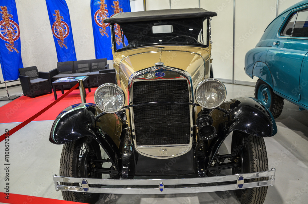 Soviet classic car GAZ-A symbolizes industrial progress and innovation ...