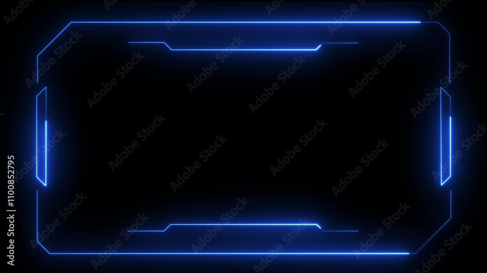 Hud Frame Digital Technology Sci-fi Frame Interface. HUD concept design ...