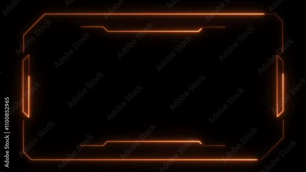 Hud Frame Digital Technology Sci-fi Frame Interface. HUD concept design ...