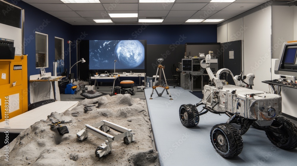An innovative space robotics workshop with lunar rover prototypes and ...