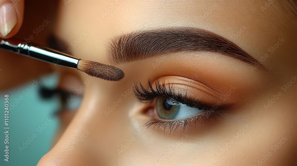 long lasting eyebrow styling and eyebrow coloring are done by the ...