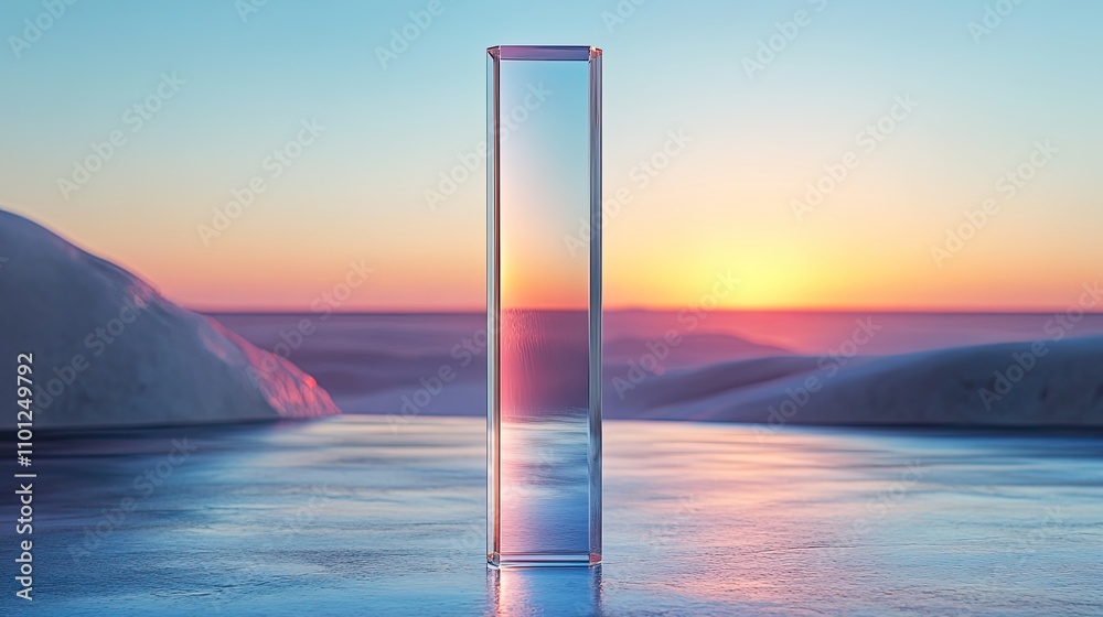 mockup of a tall glass trophy blank mockup of an empty acrylic award ...