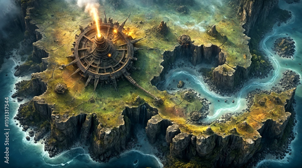 A Realm of Magic and Mystery: A Fantasy World Map - An enchanting and ...