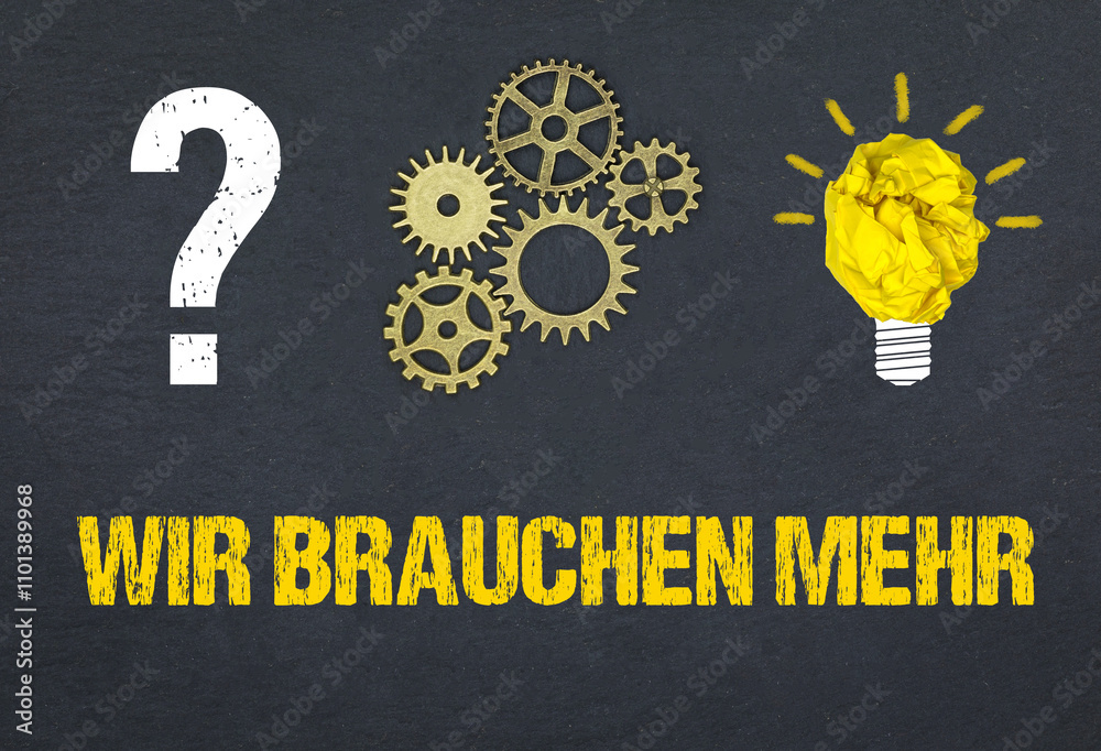 Poster Wir brauchen mehr – Wall Art | UkPosters