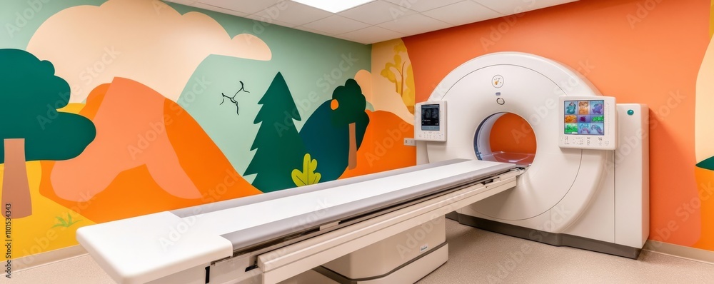 Pediatric X-ray unit featuring playful themes and storytelling visuals ...