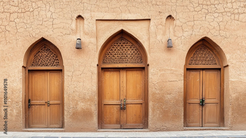 Photo of Diriyah traditional architecture in Riyadh, with mud-brick ...