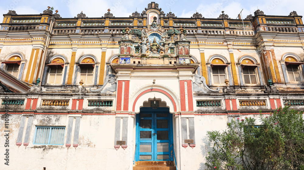 India, Tamil Nadu, Kanadukathan Palace or Chettinad Palace, Traditional ...