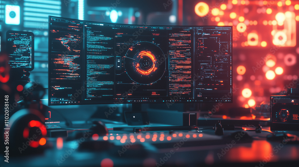 Responsive layout concepts featuring generative AI, coding practices ...