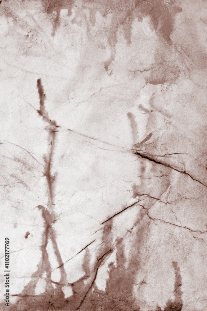 Abstract artist's drawing with watercolor paints on crumpled wet paper ...