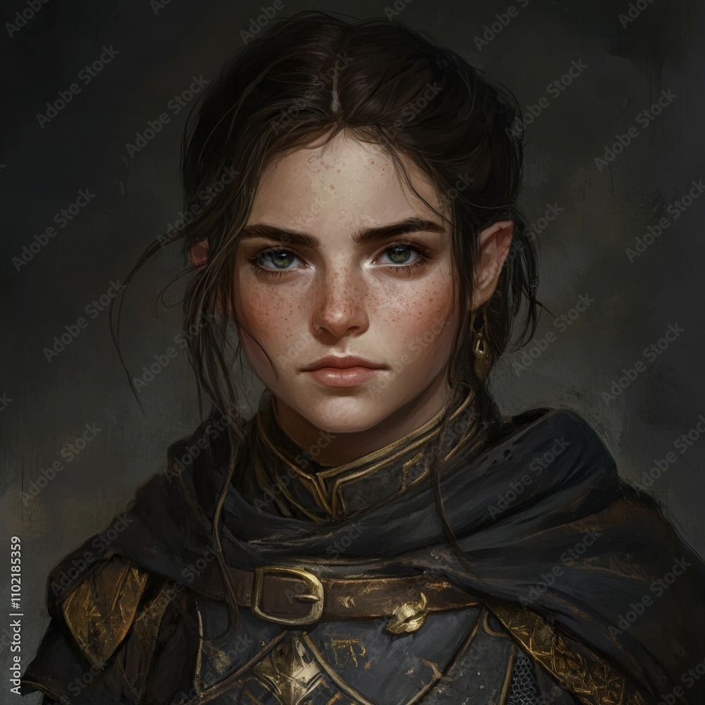 Halfling Portrait: Medieval Fantasy Avatar for RPG Heroes and Villains ...