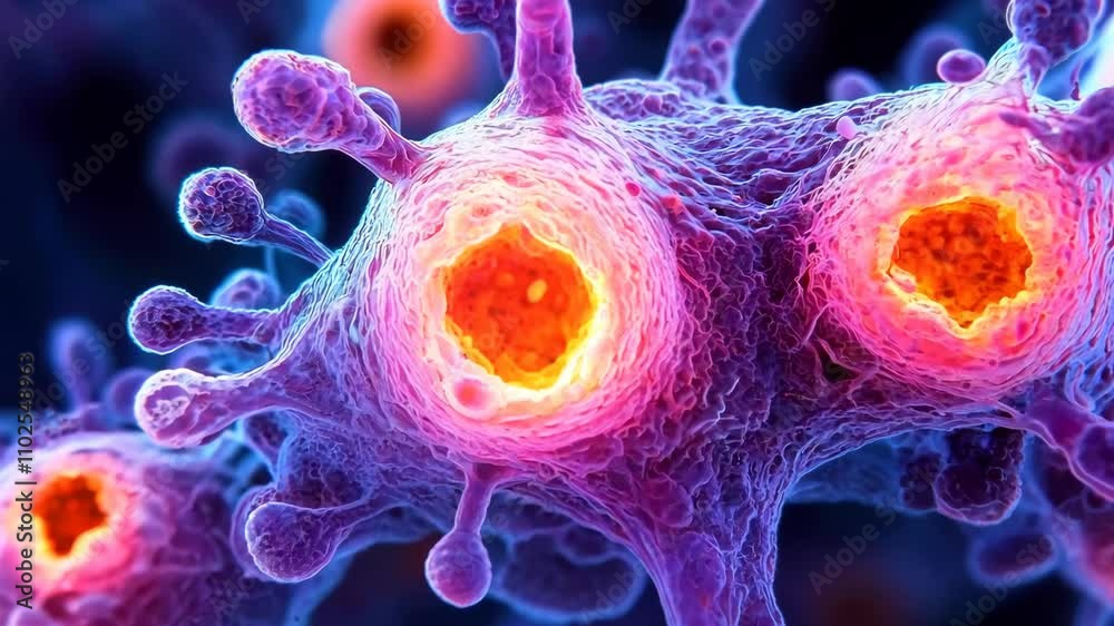 An immunofluorescence microscopy depicting the distribution of Clara ...