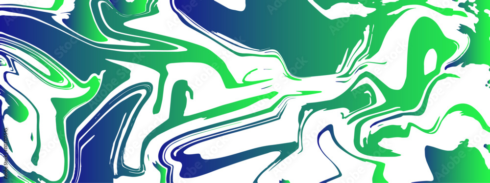 Abstract background with metallic chrome blue liquid marvel art design ...