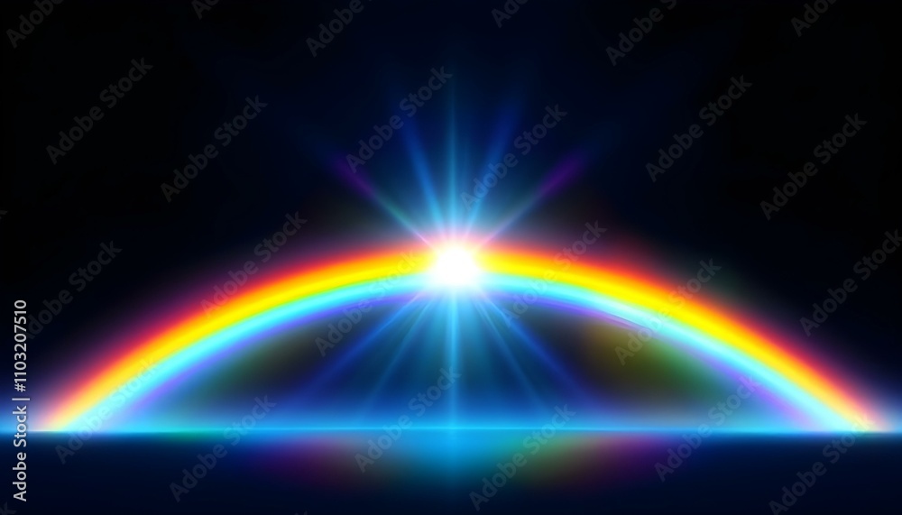 Rainbow Photo Overlays, rainbow clipart, Rainy Day rainbow photoshop ...