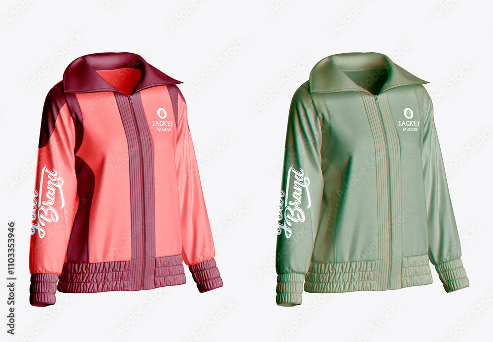 Jacket Mockup Stock Template | Adobe Stock