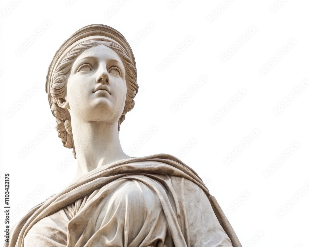 Greek Goddess Statue. Classical Deity from Ancient Rome and Greece in ...