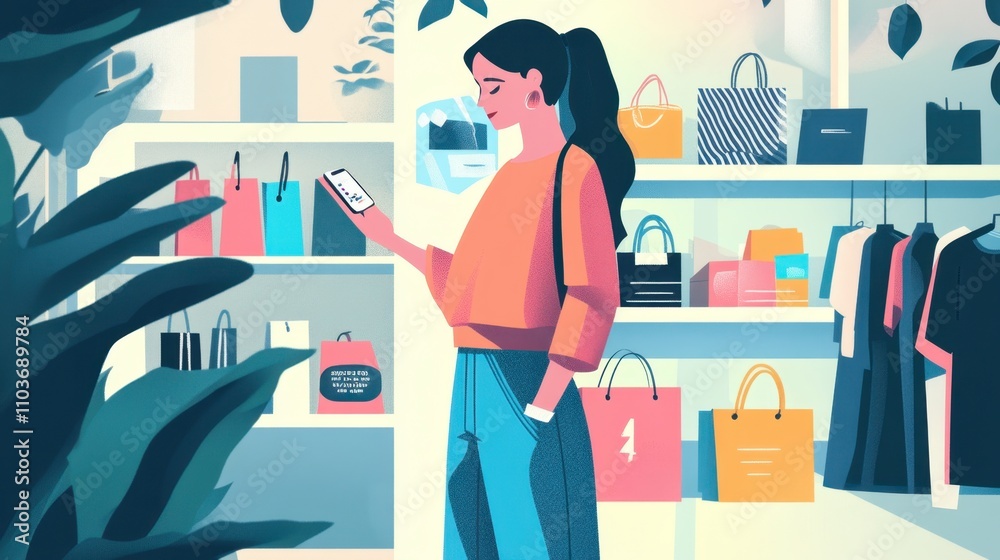 Imagine a shopper effortlessly scrolling through a mobile app, finding ...