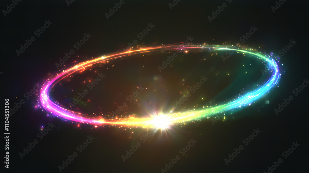 Heavy lens flare light leak chromatic aberration overlay effect ...