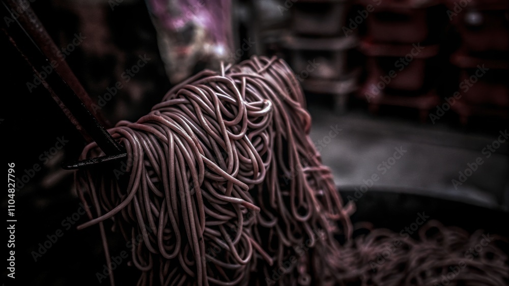 Pansit is a traditional noodle dish featuring vibrant strands that ...