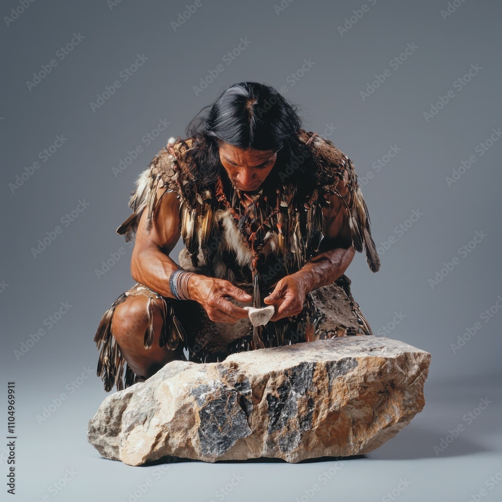 Exploring native american stone tool crafting detailed flint knapping ...