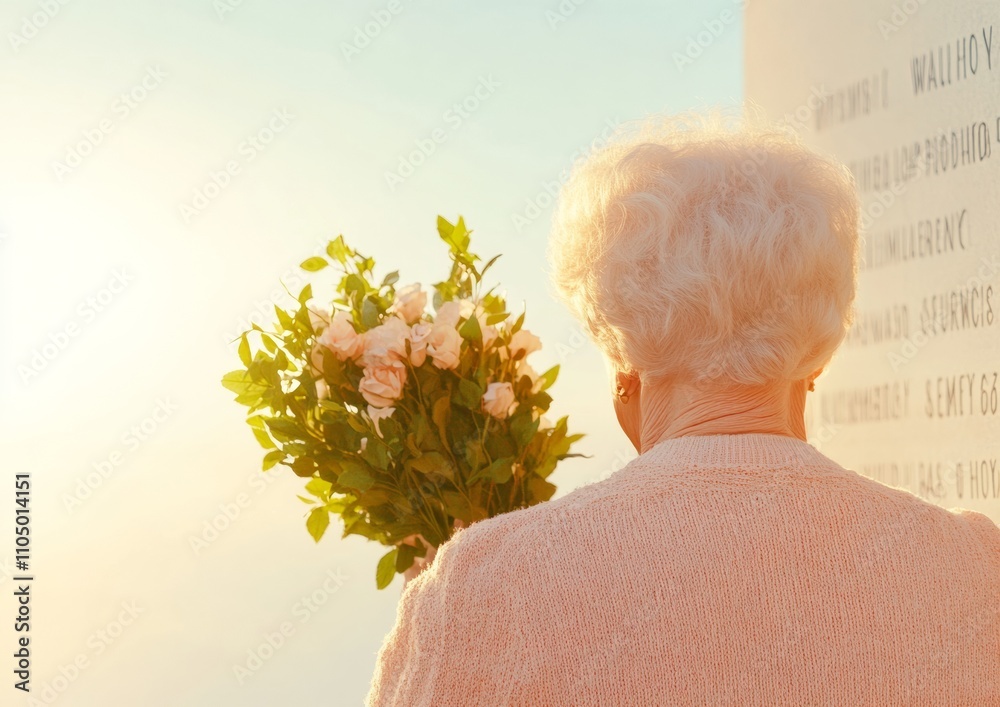Remembrance and Healing Woman Honoring Loved Ones on International ...