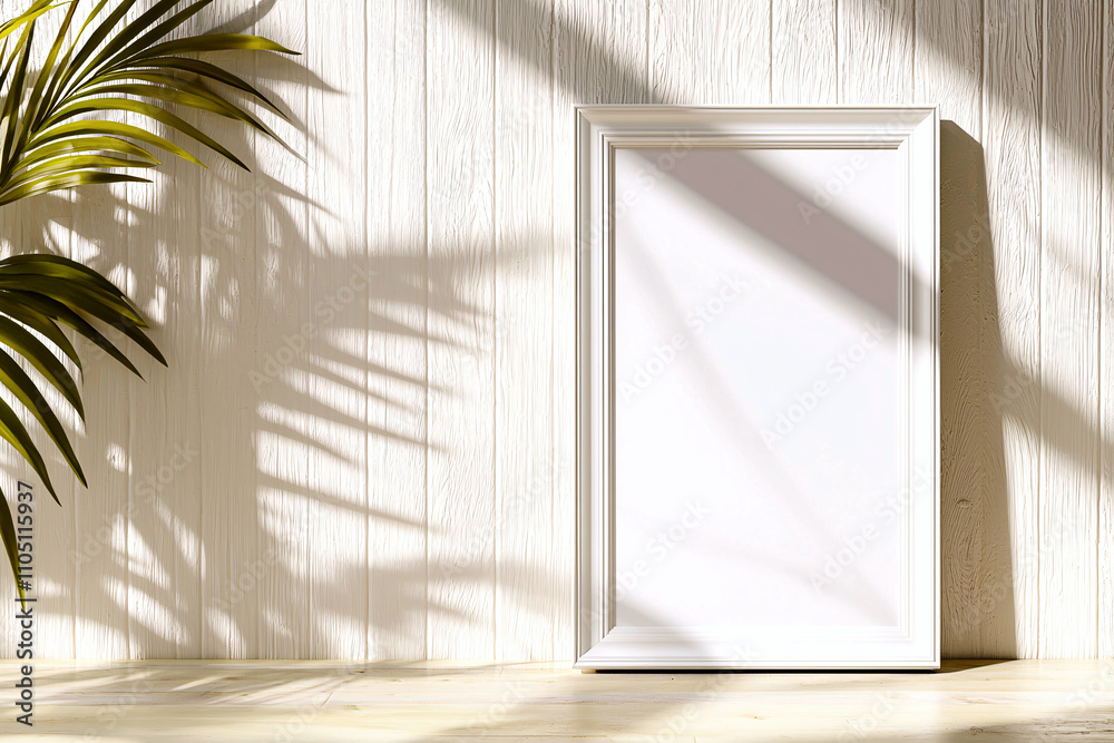 Set against a wood backdrop, this lifestyle home decor mockup showcases ...