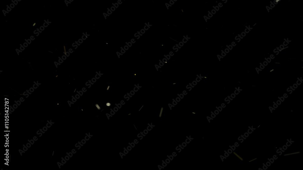 Backlit dust particles floating around, 4k prores footage.More elements ...