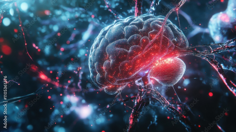 Pathways of the motor cortex and their role in movement shown in a ...