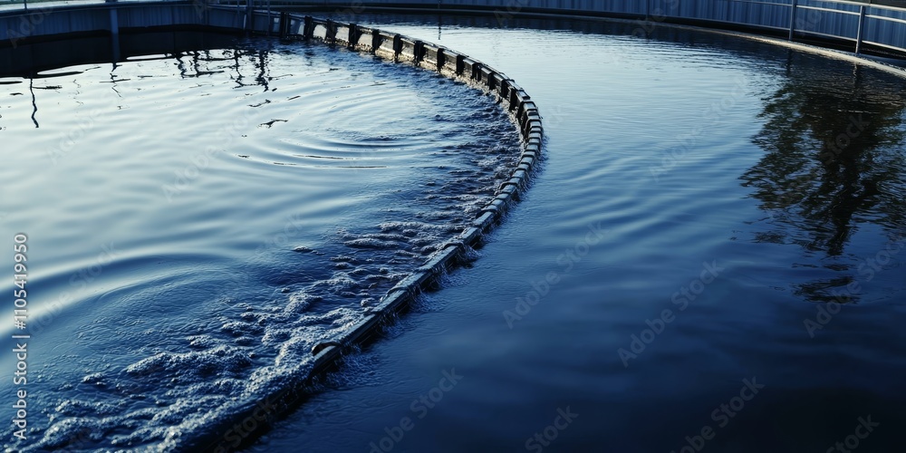 Aeration wastewater treatment system featuring an air distribution tube ...