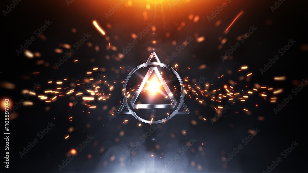 Sparks Explosion Logo Intro Stock Template | Adobe Stock