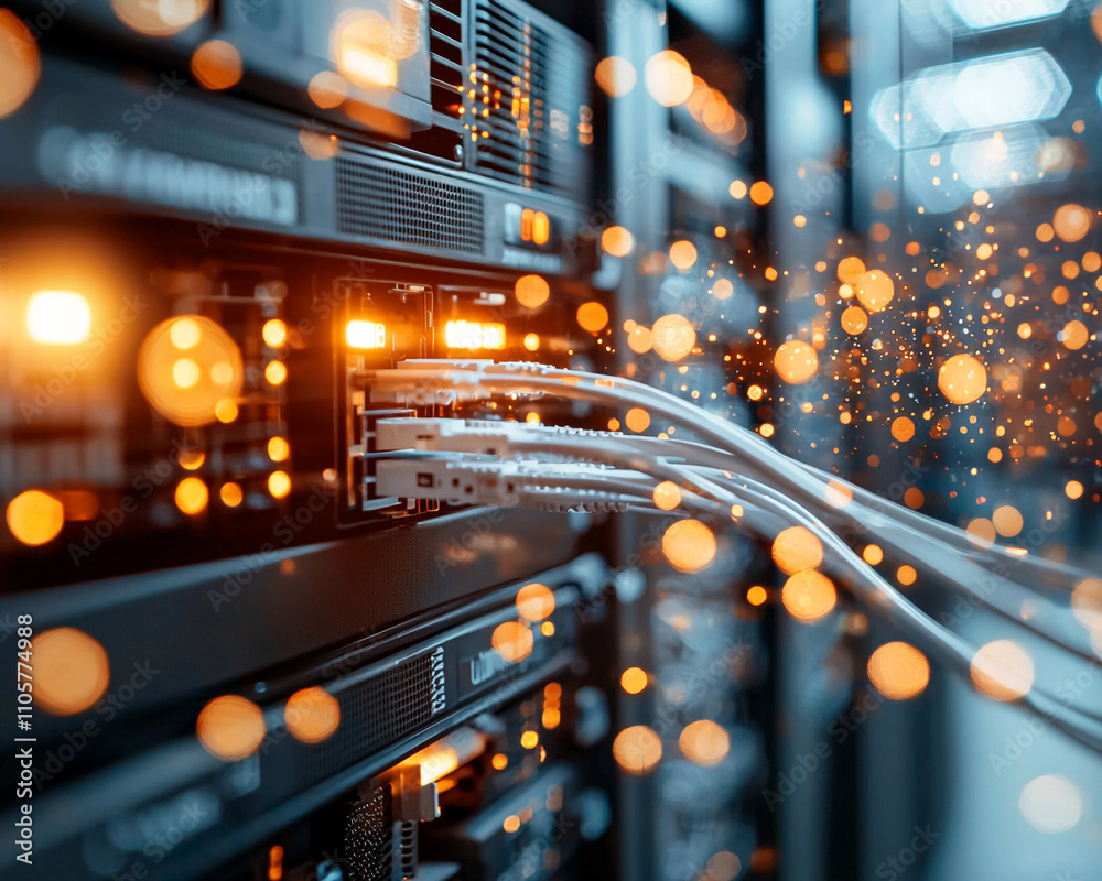 Ai generate technology event data center digital infrastructure server ...