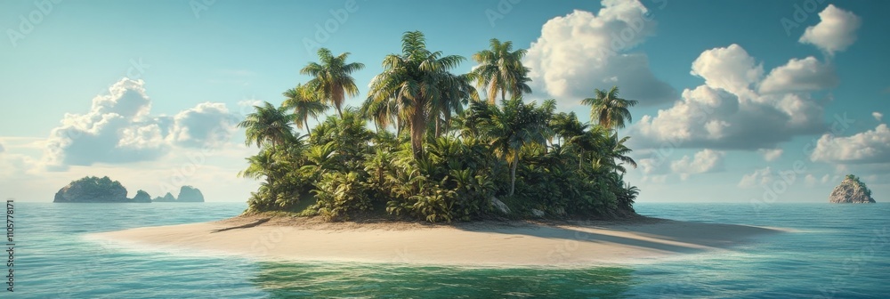 Lost Island - Mysterious Earth Beach on Prehistoric Coast in Science ...