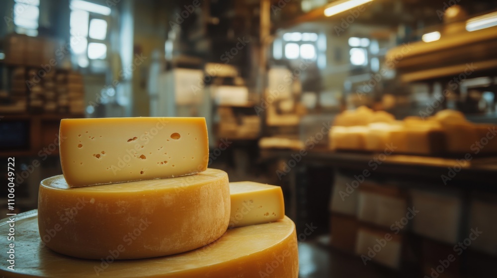Artisan Cheesemaking Wheels, Blocks, Dairy, Factory, Aged, Golden ...