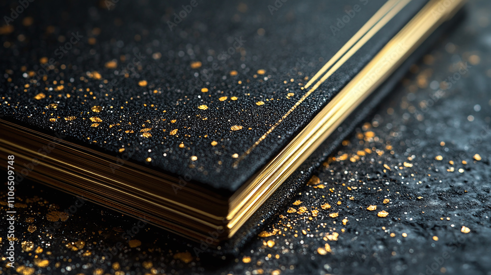 Black and golden elegant luxury restaurant menu book cover. prestigious ...