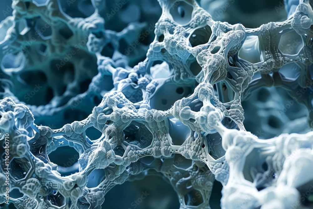 Zeolite Framework: A detailed image of zeolite mineral structures ...