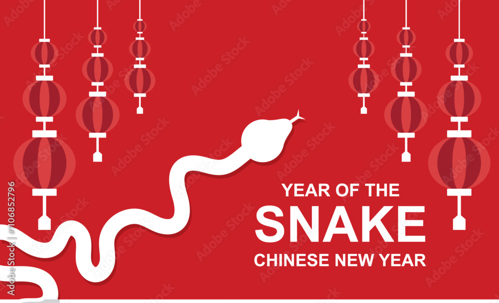 Chinese new year, 2025 year of the snake banner , background, template ...