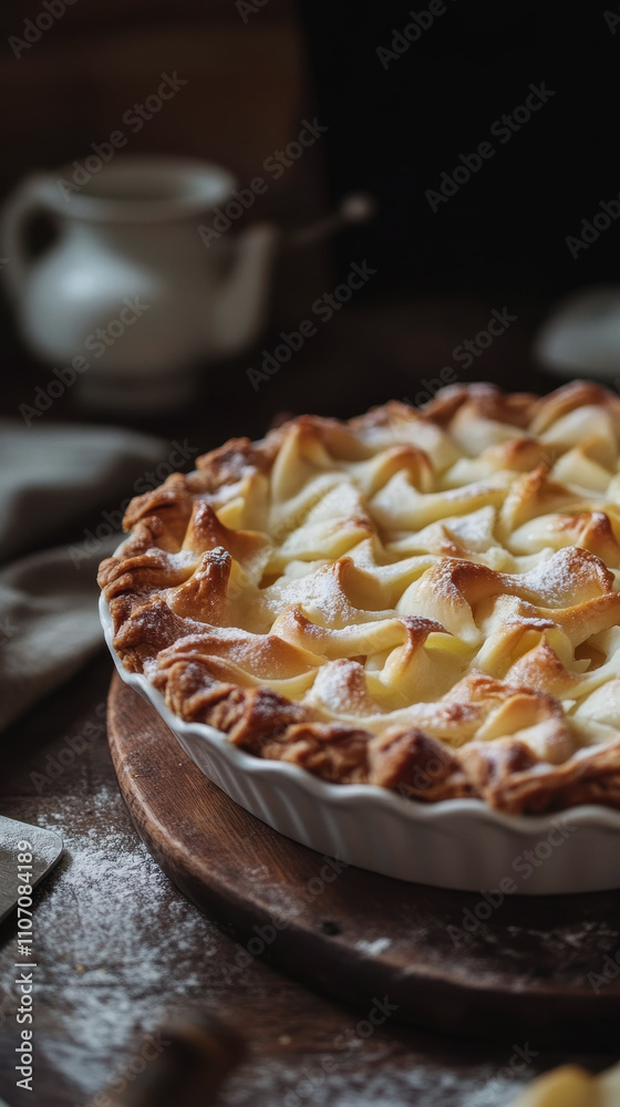 World Pie Day. fresh pie. delicious pie Stock Photo | Adobe Stock